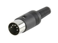 DIN5M02 5-Pin DIN Male Soldering Cable Connector - PropAudio