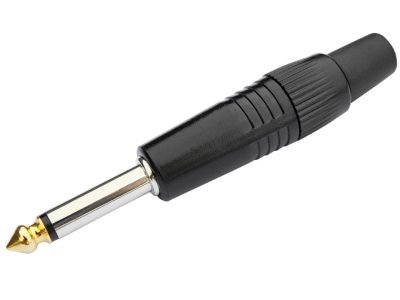 JACK2M05B 1/4" Mono Male Jack audio Phone Plug - PropAudio