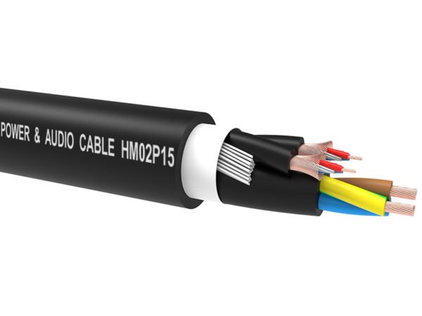 HM02P15 Hybrid Cable Power 3G1.5 + Two Audio Cable - PropAudio