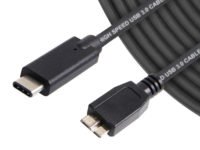 USB13 USB 3.1 Type-C Male to USB 3.0 Micro-B Male Cable - PropAudio