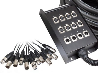 CSB0804 12 Way 8/4 XLR Multicore Loom Stage Snake - PropAudio