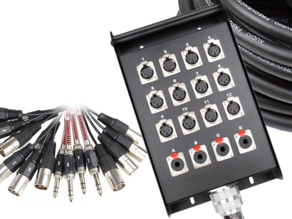 JSB1204 16 Way 12/4 JACK Multicore Loom Snake Stage - PropAudio