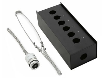ESB060 6 channel 6/0 XLR Empty Stage Box - DIY - PropAudio