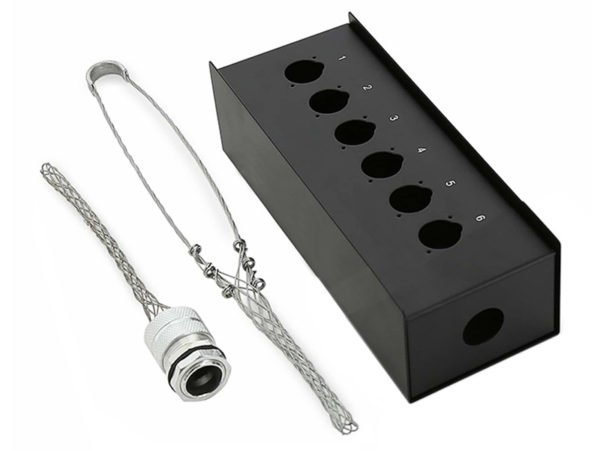 ESB060 6 channel 6/0 XLR Empty Stage Box - DIY - PropAudio