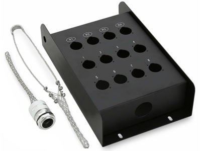 ESB0804 12 channel 8/4 XLR Empty Stage Box- DIY - PropAudio
