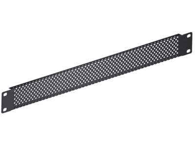 RP02P1U 1U 19" Flanged Perforated Rack Panel - Steel - PropAudio