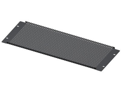 RP02P4U 4U 19" Flanged Perforated Rack Panel - Steel - PropAudio