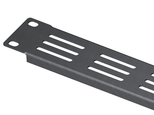 RP03V1U 1U 19 inch Flanged Vent Rack Panel - Steel - PropAudio