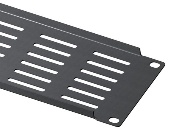 RP03V2U 2U 19 inch Flanged Vent Rack Panel - Steel - PropAudio