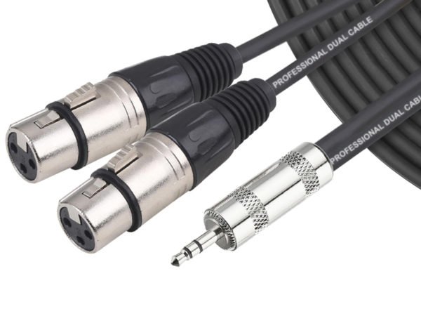 BYJ03 Basic Stereo XLR Signal Combiner Cable to Latop - PropAudio