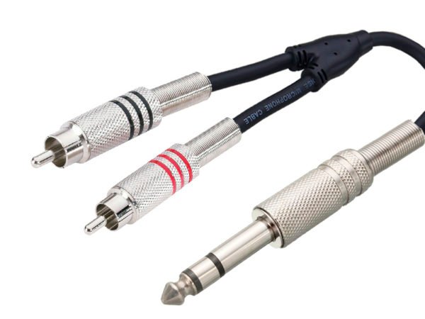 BYJ07 Basic Stereo JACK To RCA Insert Cable - PropAudio