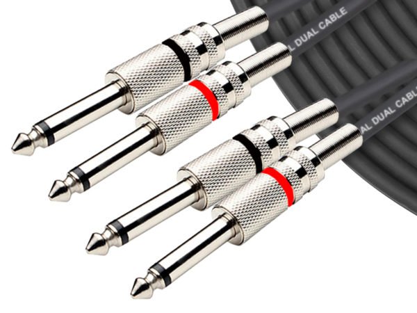 BYJ28 Basic Dual JACK Interconnect Dual Cable - PropAudio