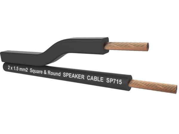 SP715 15 Gauge Square & Round 2-core Speaker Wire - PropAudio
