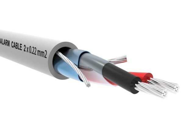 SSC222 Security Alarm Cable Shielded strand 2 x 0.22 mm2 - PropAudio
