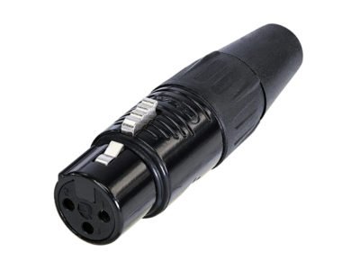 Rean RC3F 3-pole female XLR cable connector - PropAudio