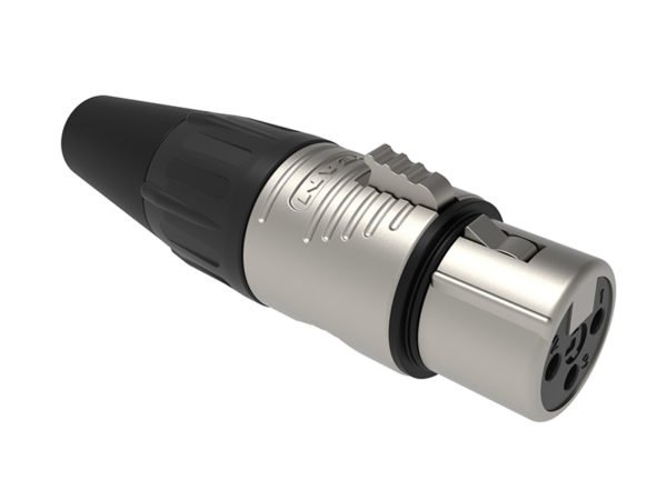 Rean RC3F 3-pole female XLR cable connector - PropAudio