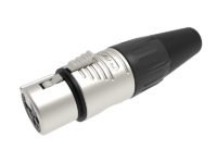 Rean RC3F 3-pole female XLR cable connector - PropAudio