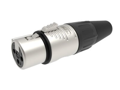 Rean RC3F 3-pole female XLR cable connector - PropAudio