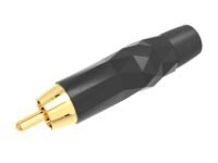 RCA012MB Male RCA plug Cinch cable connector Gold - PropAudio