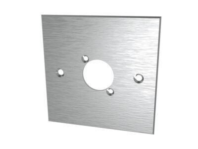 WMP01H1 Single Gang XLR Mount Blank Wall Plate - PropAudio