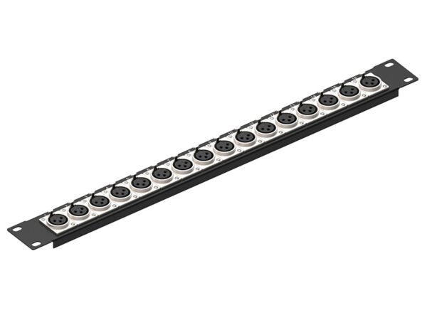 RPX1U16F 16-port XLR female rack panel 1U 19 inch - PropAudio