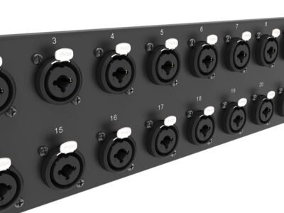 RPC2U24C 2U Patch panel 24 ch combo XLR/JACK rack panel - PropAudio