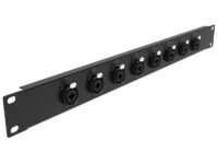RPC1U8C 8 ch combo XLR / JACK connector patch panel - PropAudio