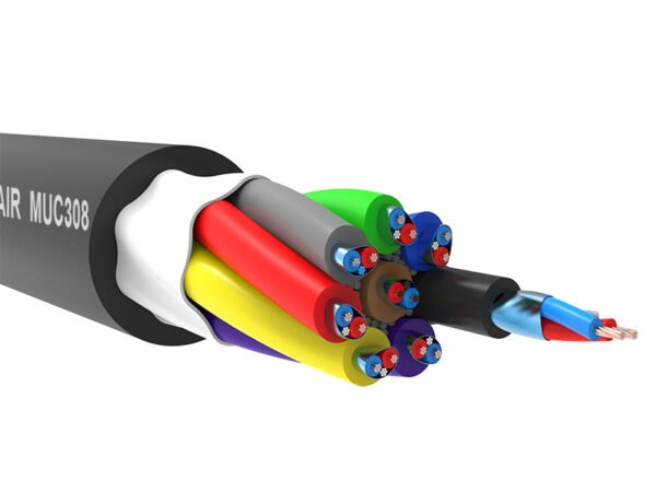 MUC308 8-pair AL-Foil shielding multicore cable - PropAudio