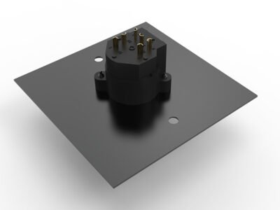 WP13C Aluminum wall panel XLR JACK hybrid chassis - PropAudio