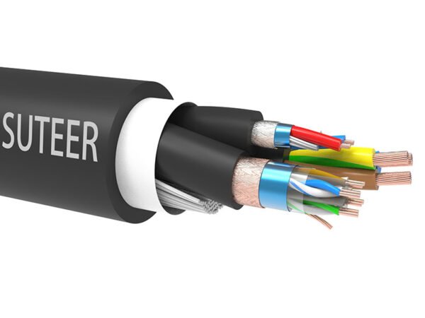 HDC01CP15 Power & 2-core DMX & CAT6 hybrid cable - PropAudio
