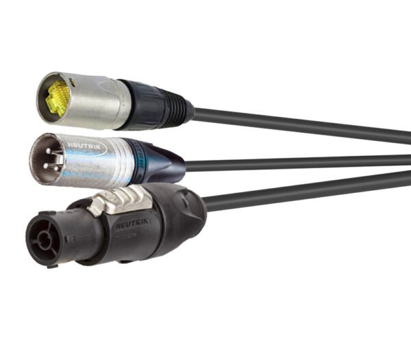powerCON TRUE1 & Audio & CAT.6 hybrid cable - PropAudio