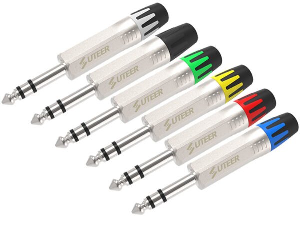 JACK3M29 hexaganol shape 6.35 mm phone plug - PropAudio