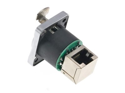 EtherCON feedthrough coupler Right-angle RJ45 - PropAudio