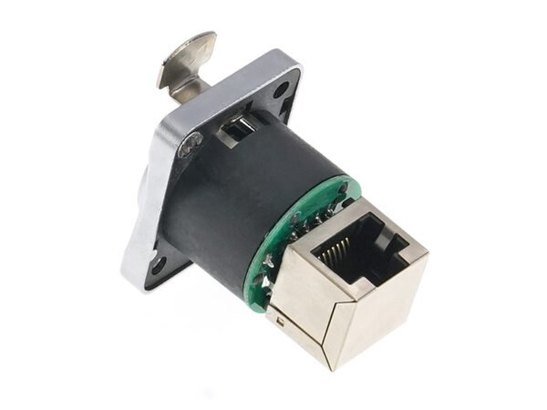 EtherCON feedthrough coupler Right-angle RJ45 - PropAudio