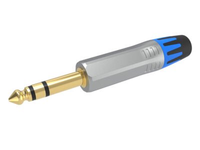 JACK3M29CG Hexagonal 6.3mm stereo phone plug - PropAudio