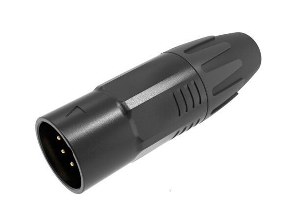 XLR5M010BG 5 pole XLR cable connector Gold plated - PropAudio